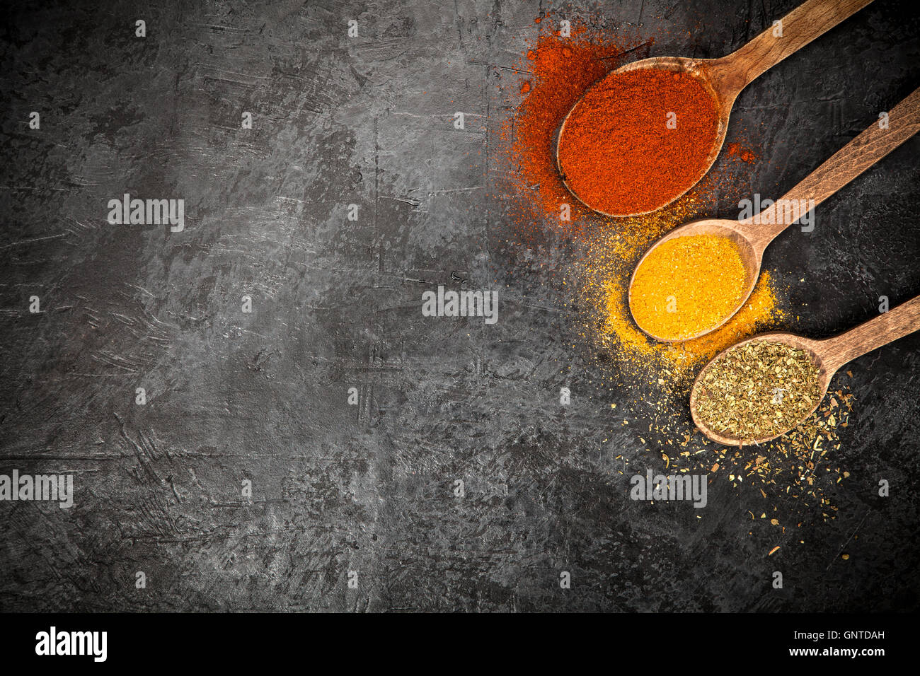 Indian spices background hi-res stock photography and images - Alamy