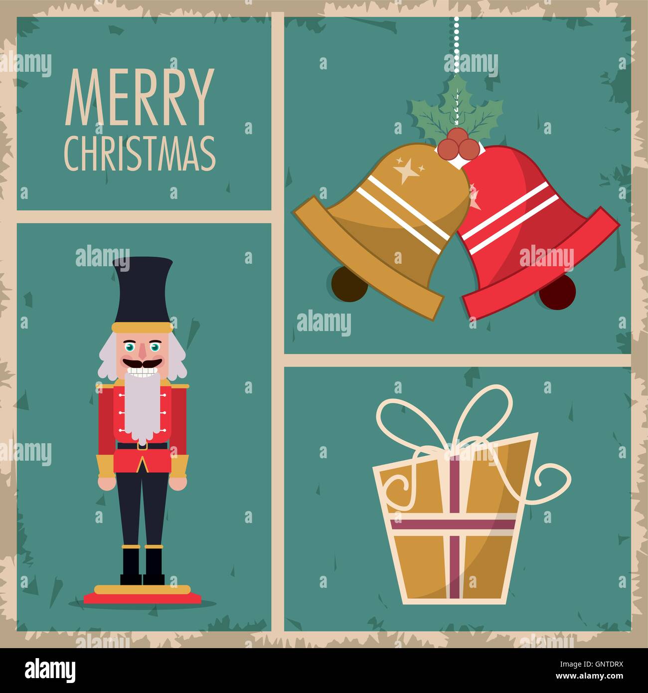 nutcracker merry christmas design Stock Vector Image & Art - Alamy