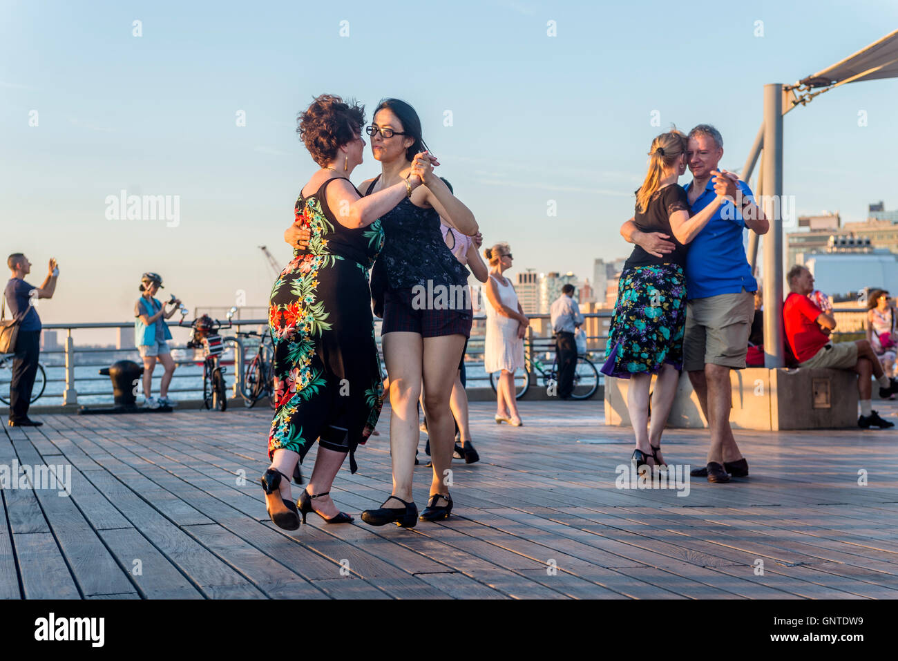 Hudson river park christopher street pier hi-res stock photography and ...