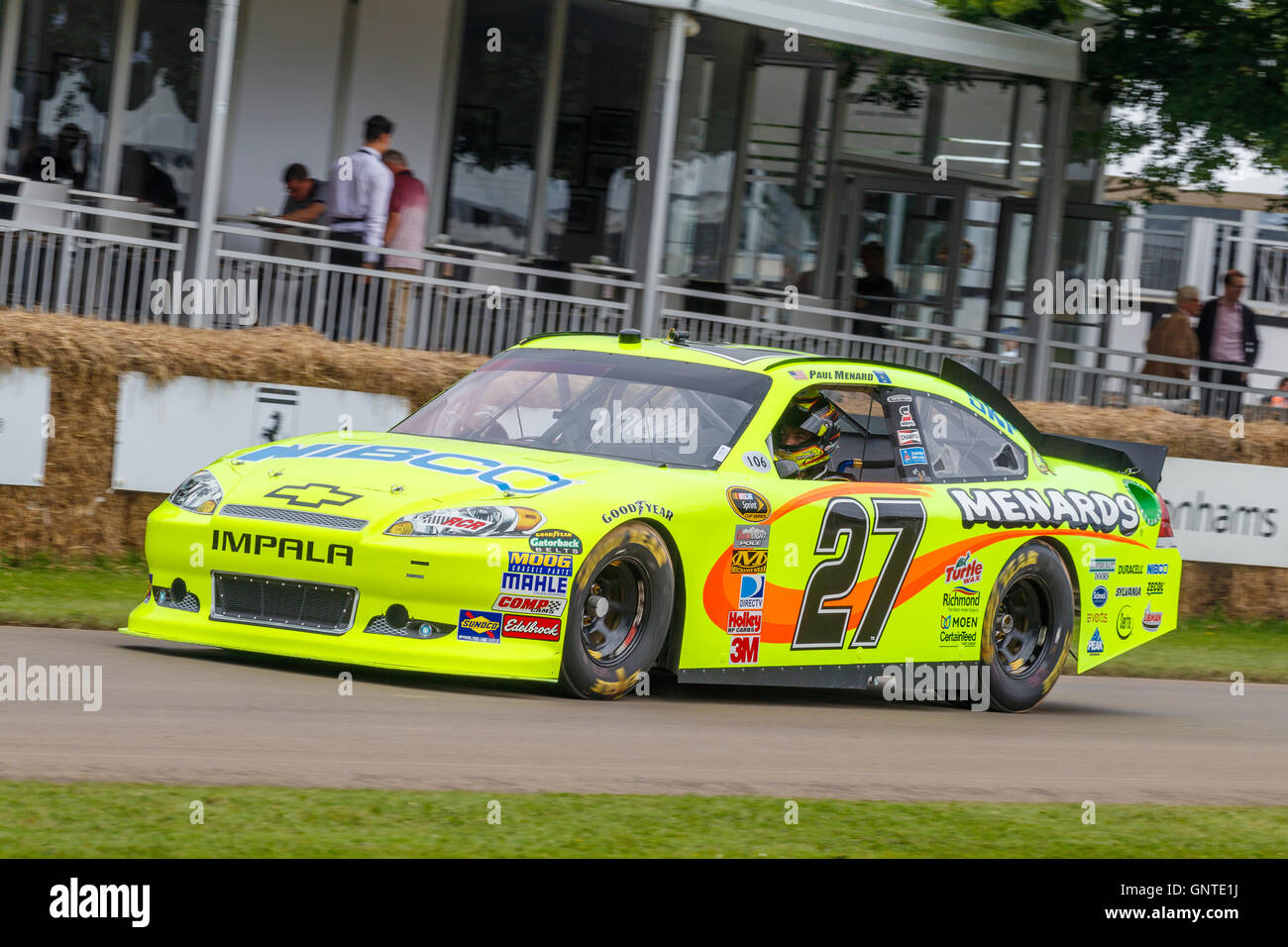 2011 Chevrolet Impala NASCAR with driver Chris Menard at the 2016 ...