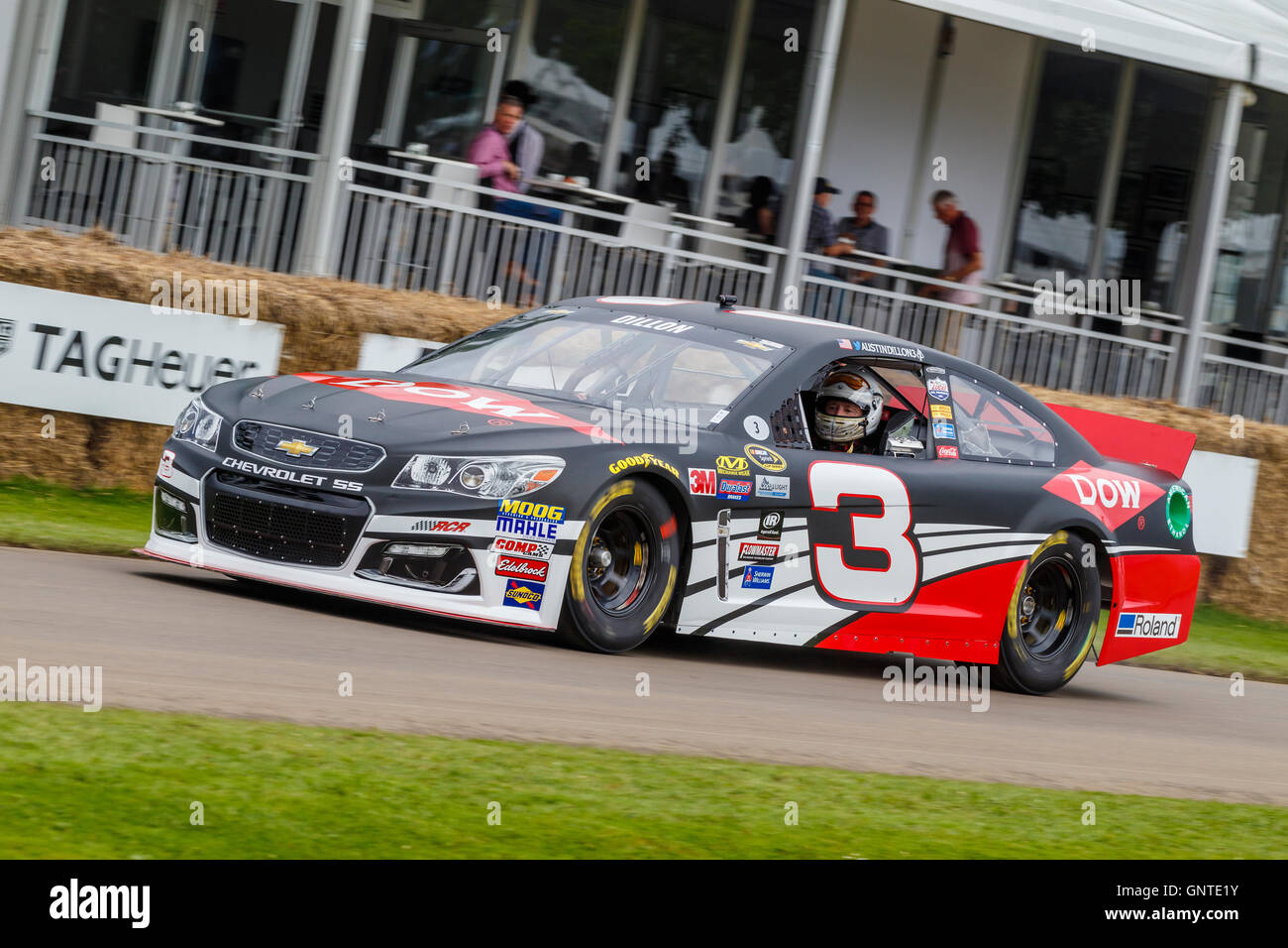 2016 Chevrolet SS NASCAR with driver Richard Childress at the 2016 ...
