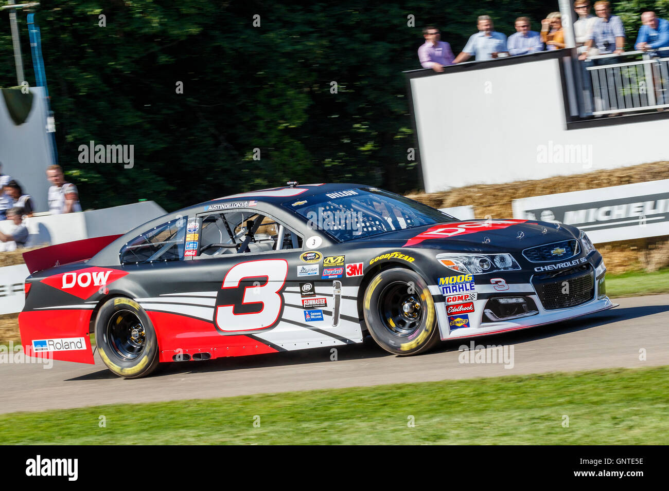 2016 Chevrolet SS NASCAR with driver Richard Childress at the 2016 ...