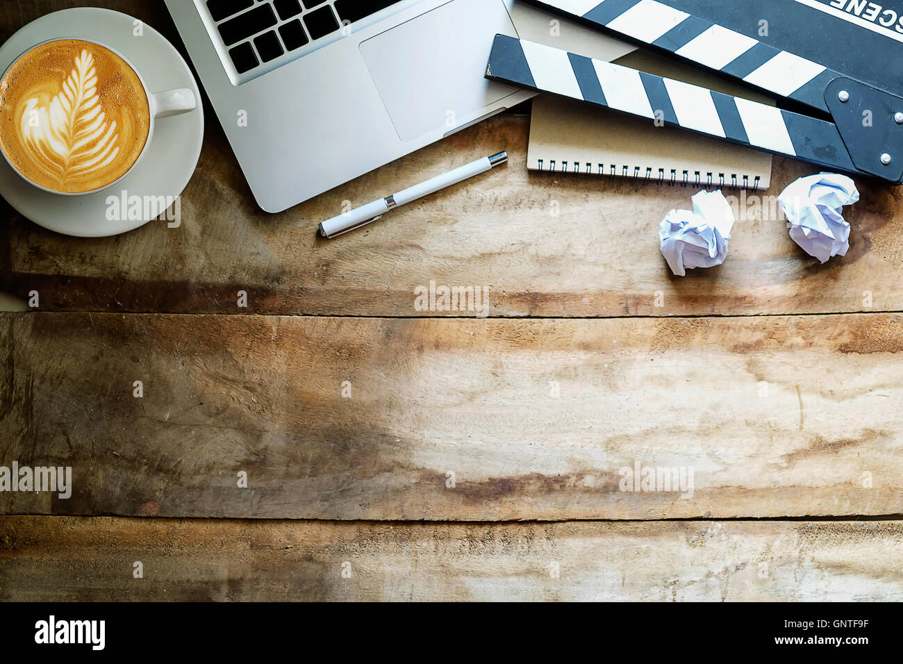 Film script on desk hi-res stock photography and images - Alamy