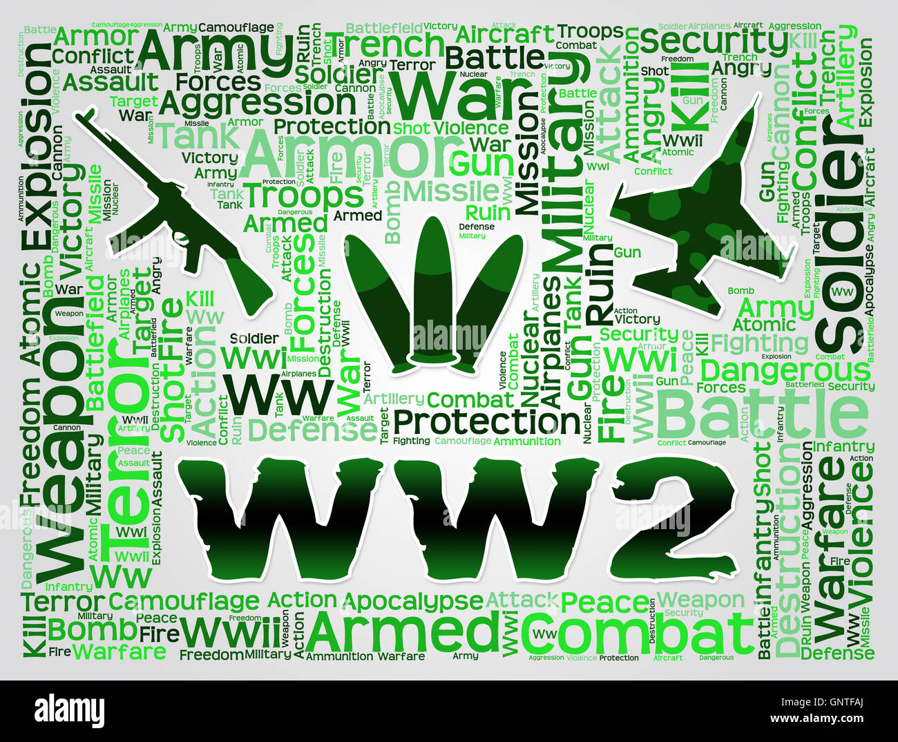 World War Two Showing Wwii hostilities And Military Stock Photo - Alamy