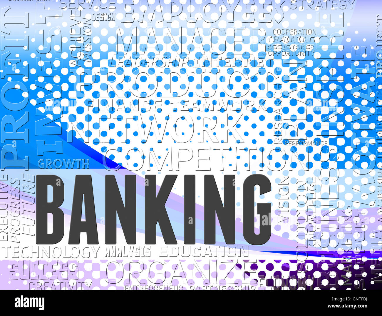 Banking word showing online bank and ebanking Stock Photo - Alamy