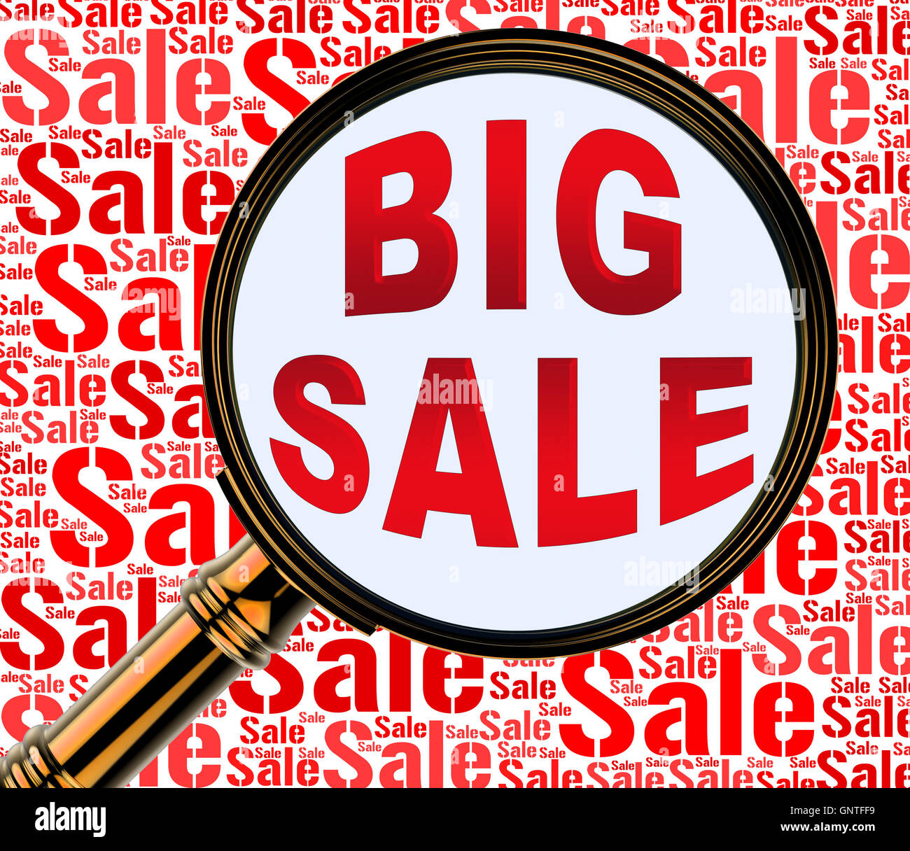 Big massive discounts hi-res stock photography and images - Alamy