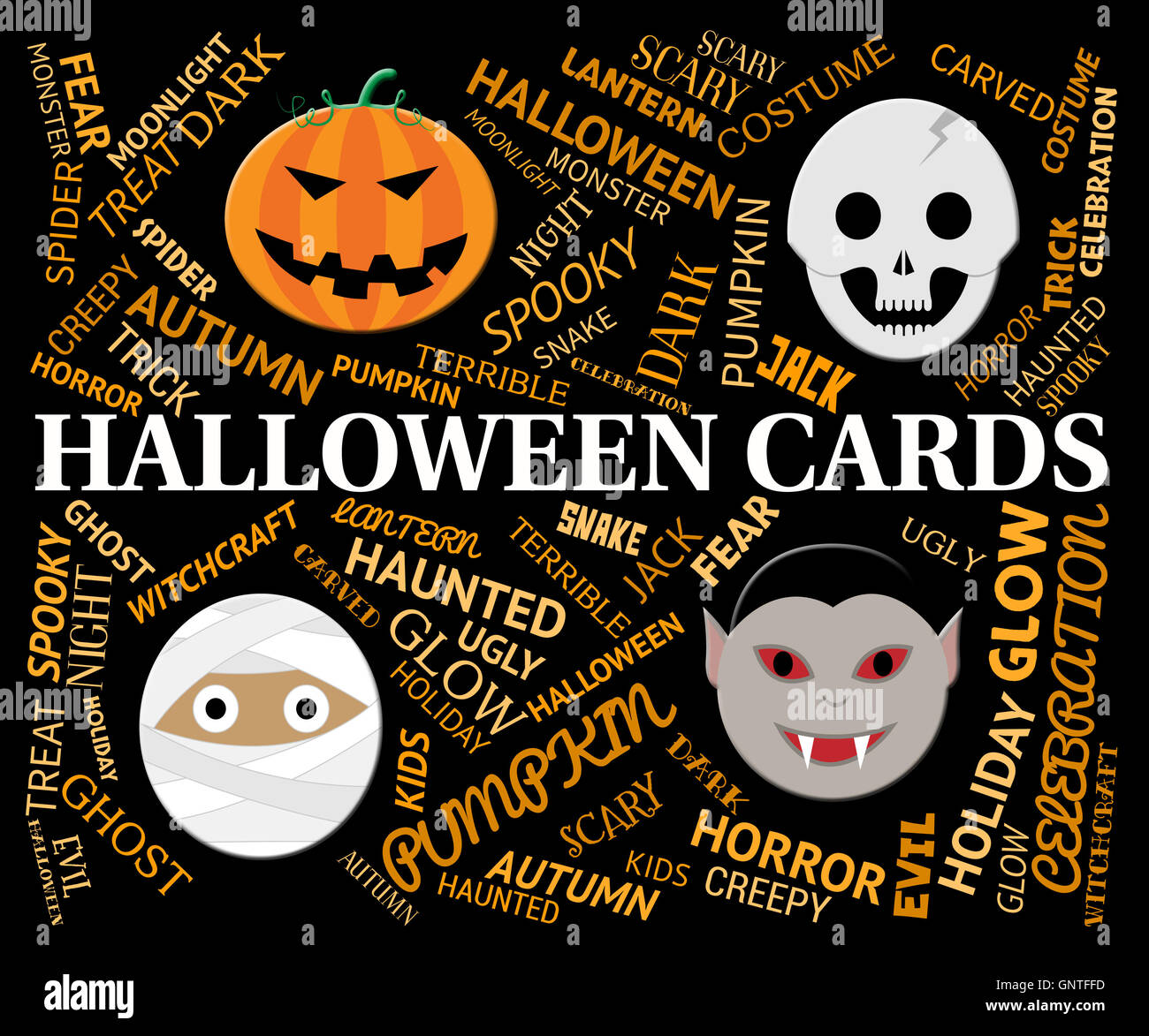 Horror greetings hi-res stock photography and images - Alamy