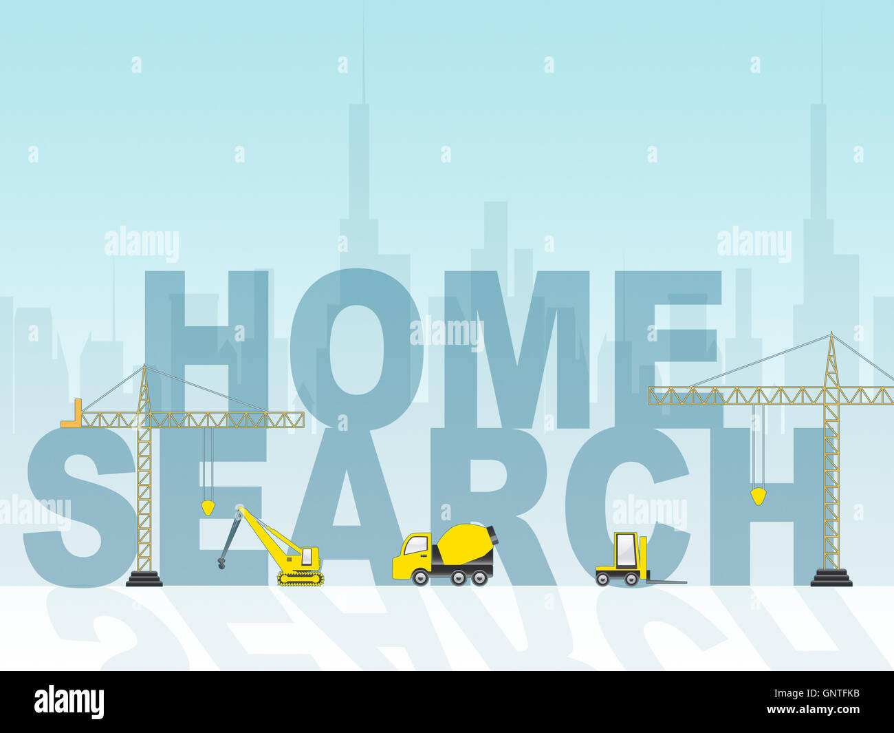 Home Search Showing Searching For House 3d Illustration Stock Photo - Alamy