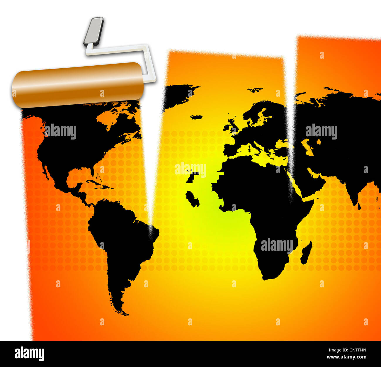 Map indicating hi-res stock photography and images - Alamy
