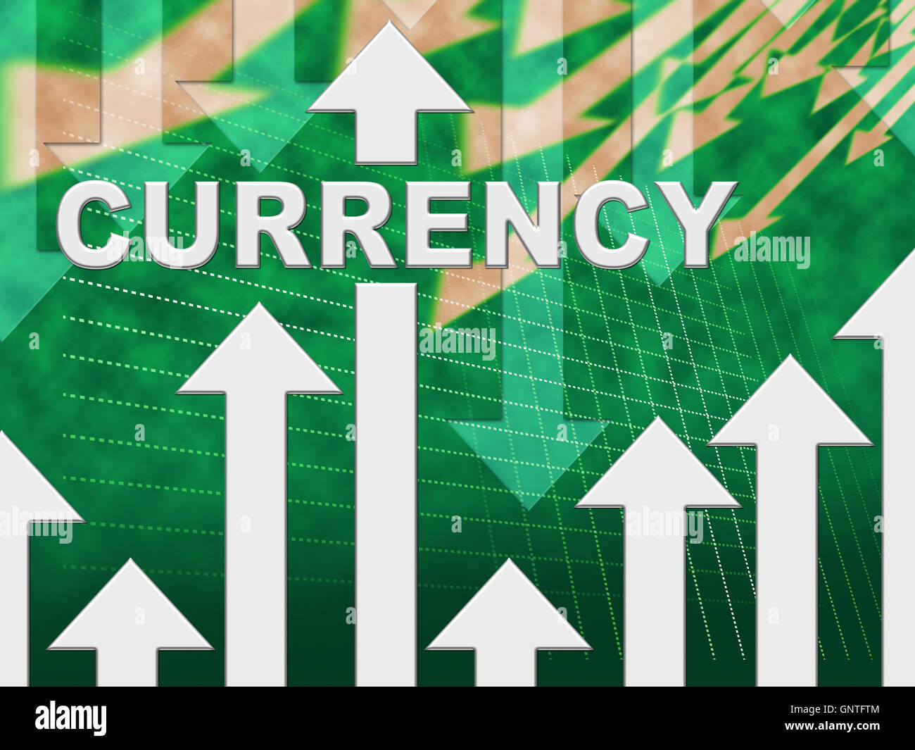 Currency Graph Indicating Fx Trading And Exchange Stock Photo - Alamy