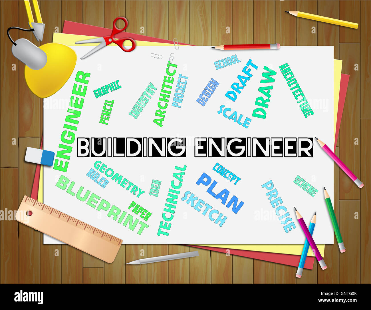 Building Engineer Indicating Housing Engineers And Engineering Stock ...