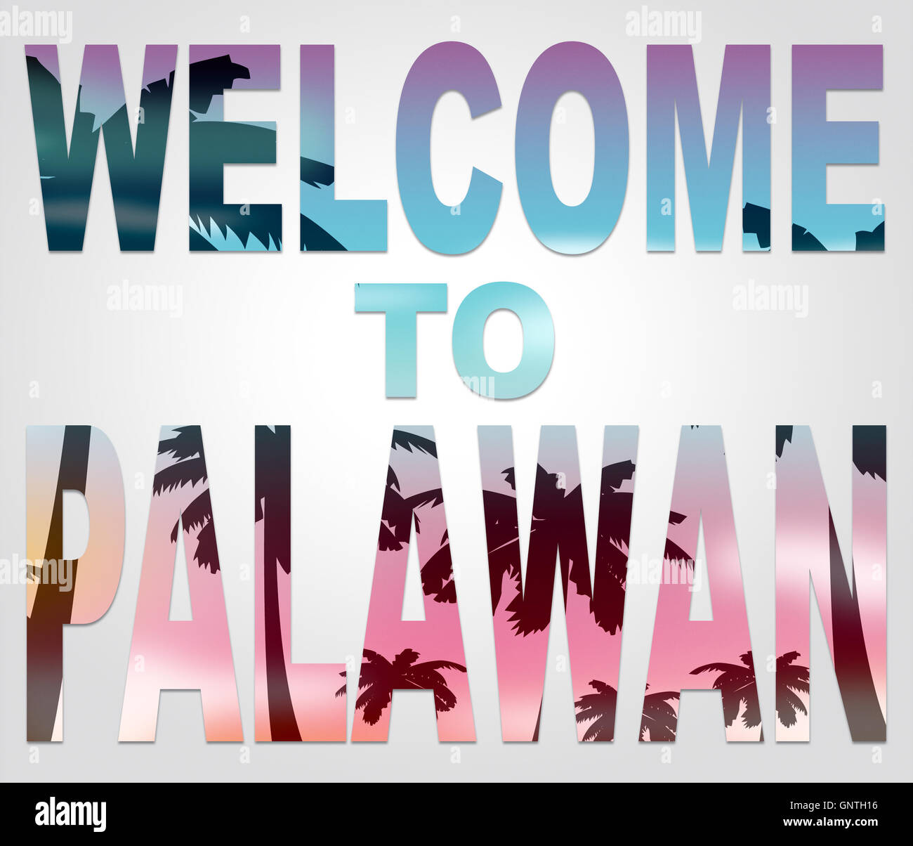 Welcome To Palawan Indicating Holidays Arrival And The Philippines ...