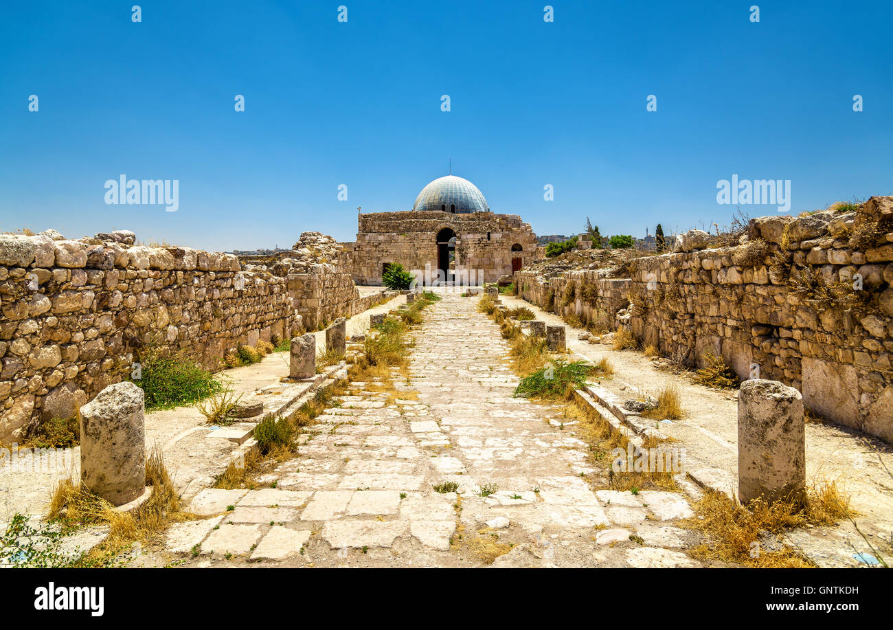 Umayyad Palace at the Amman Citadel Stock Photo - Alamy