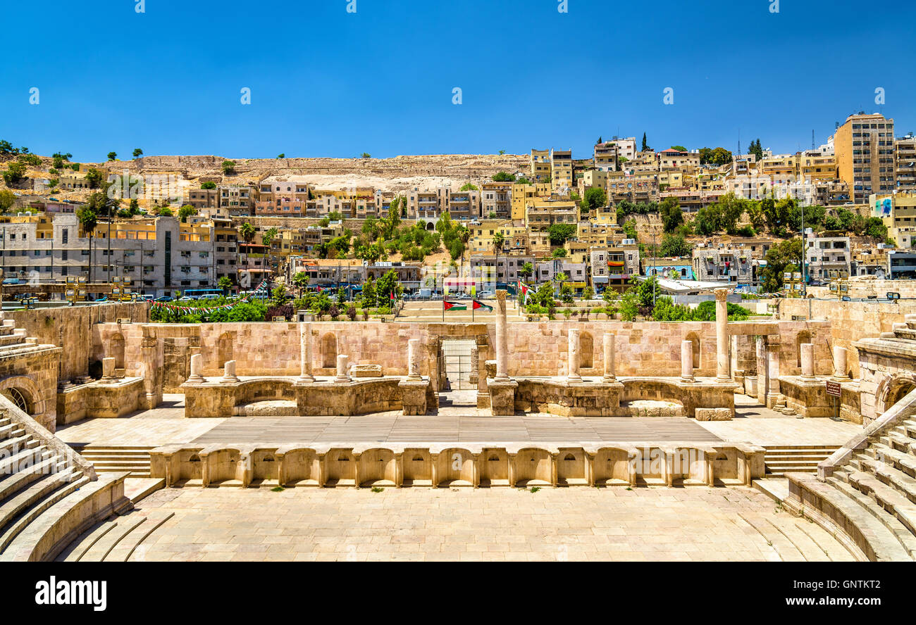 Amman roman amphitheatre hi-res stock photography and images - Alamy