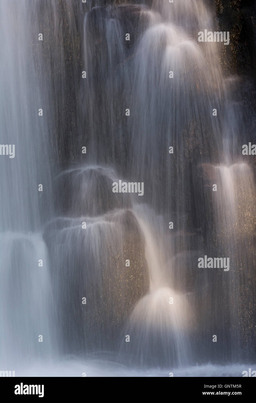 Close-up on the Waterfall Stock Photo - Alamy