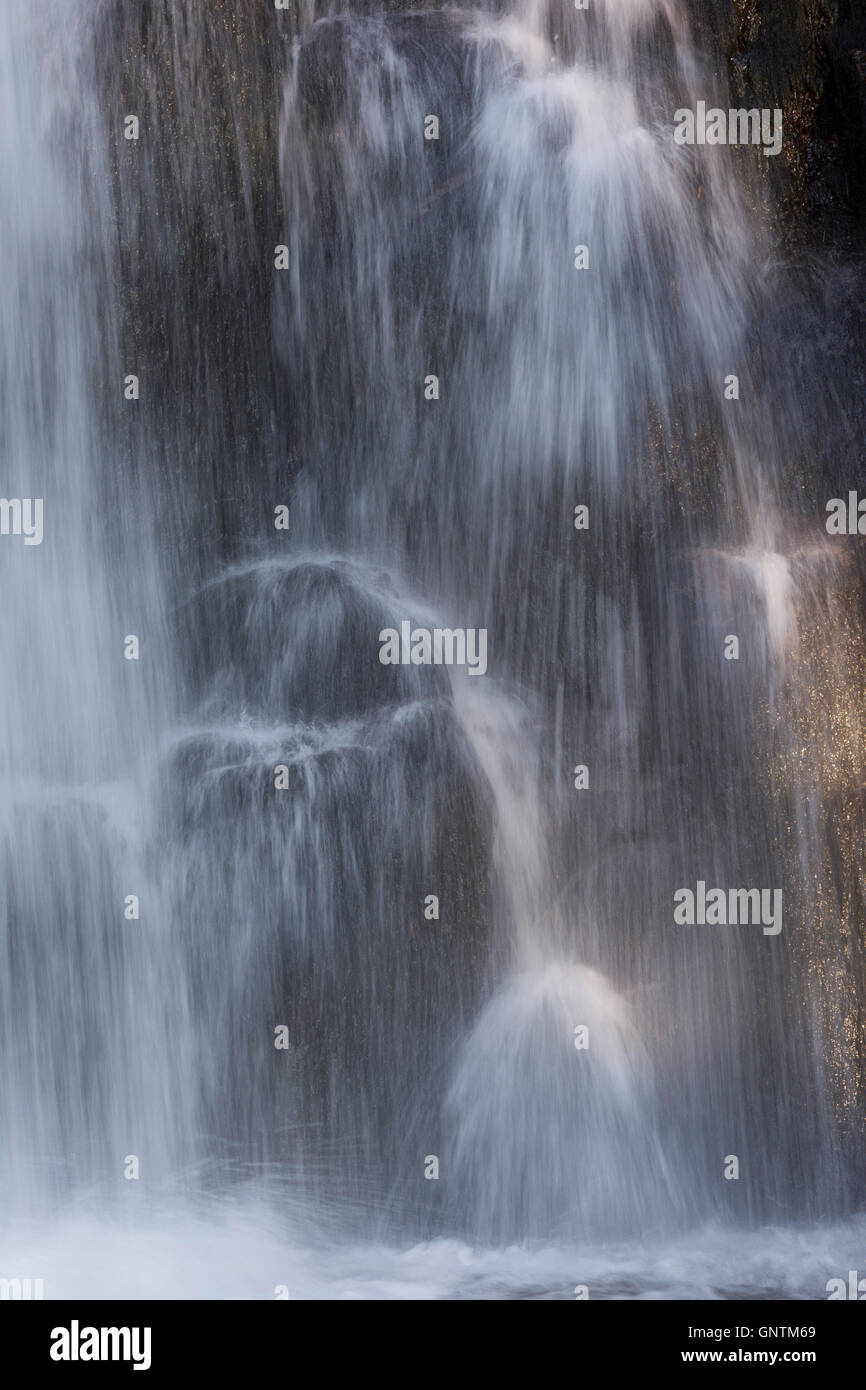Close-up on the Waterfall Stock Photo - Alamy