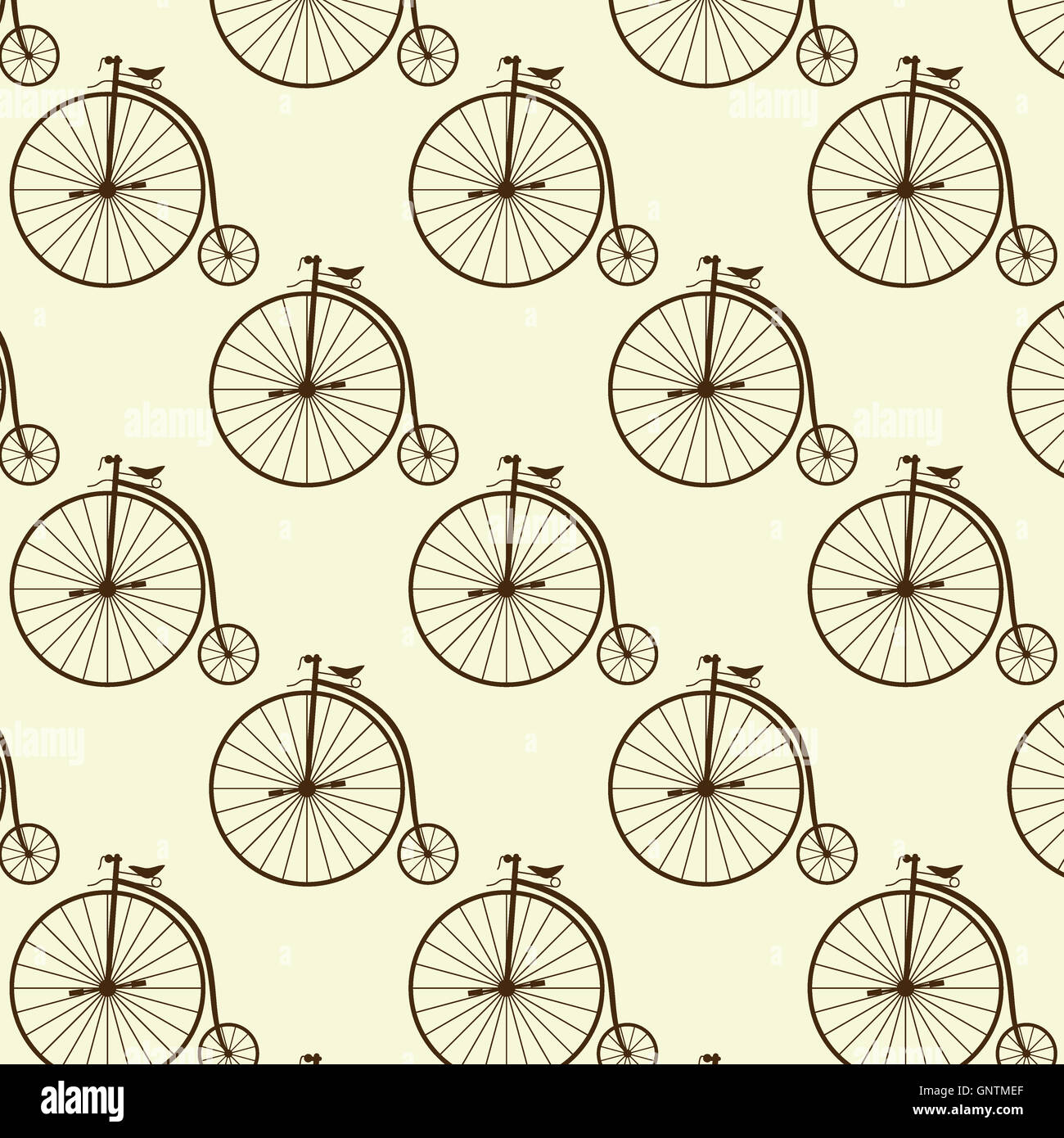 Seamless bike pattern hi-res stock photography and images - Alamy