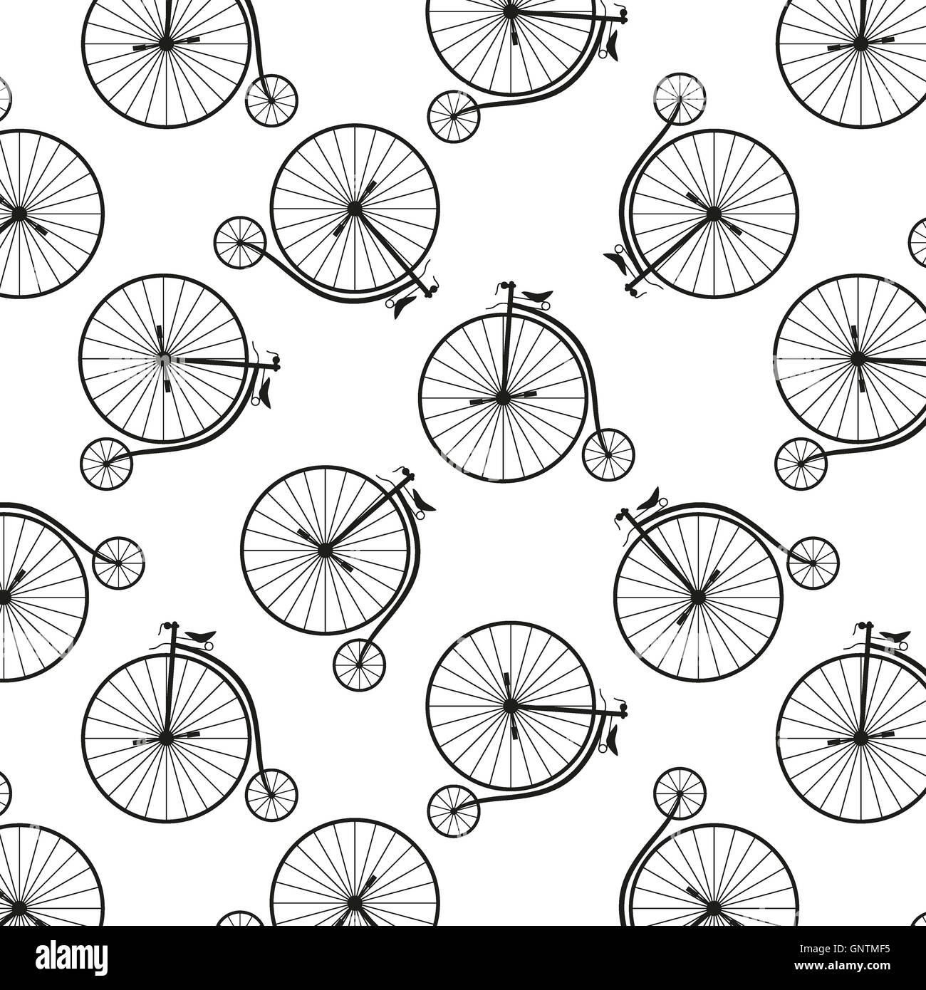 Seamless bike pattern hi-res stock photography and images - Alamy
