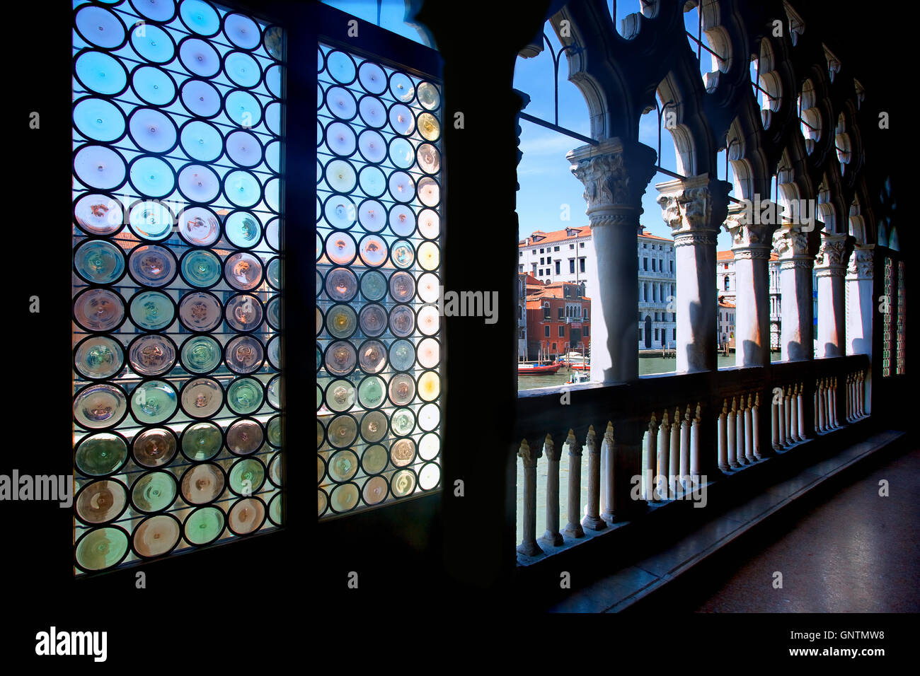 Interior of Ca' d'Oro palace, Venice Stock Photo - Alamy