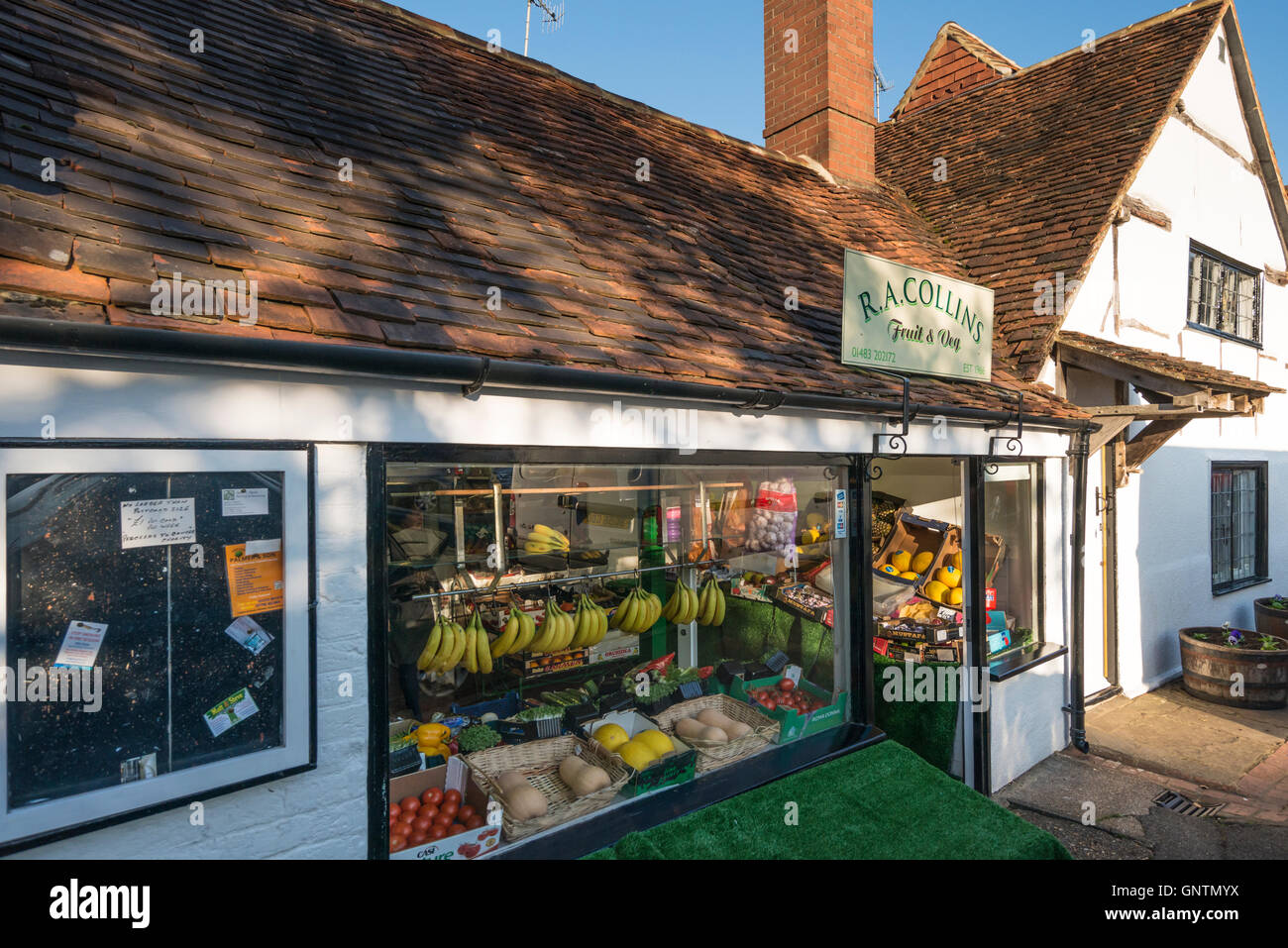 Fruit & Veg Village Shop in Shere, Surrey, UK Stock Photo - Alamy