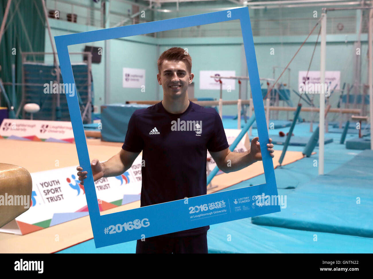 Great Britain's gold medal winning olympian Max Whitlock takes part in ...