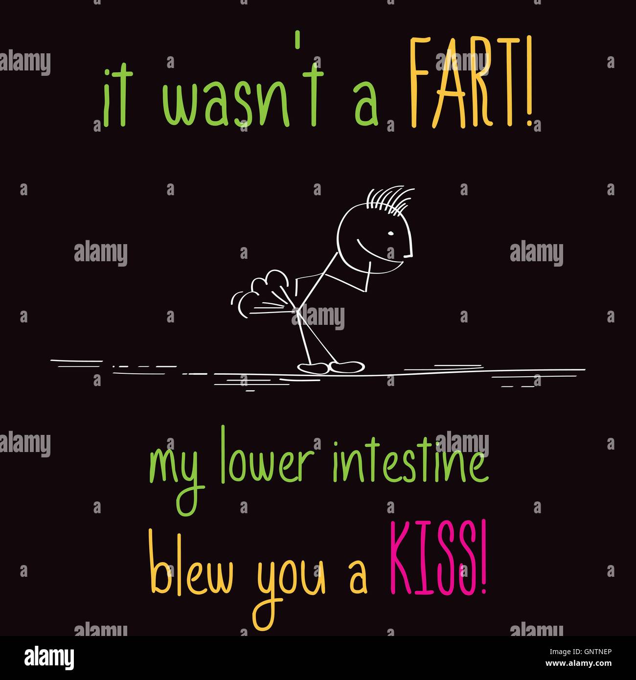 Fart humor Stock Vector Images - Alamy