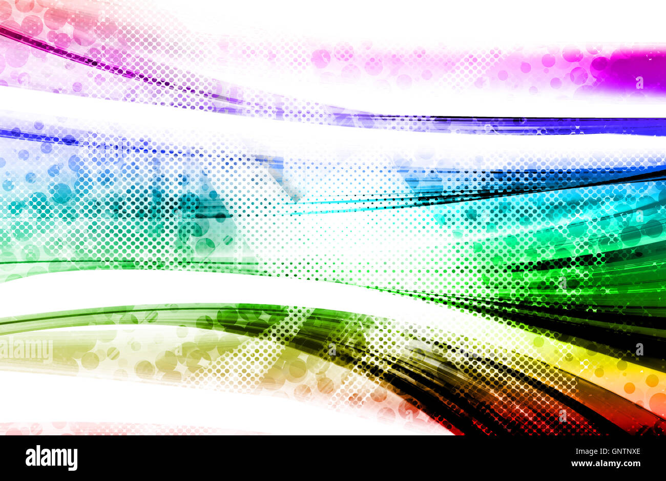 abstract multicolor background and digital wave with motion blur Stock ...
