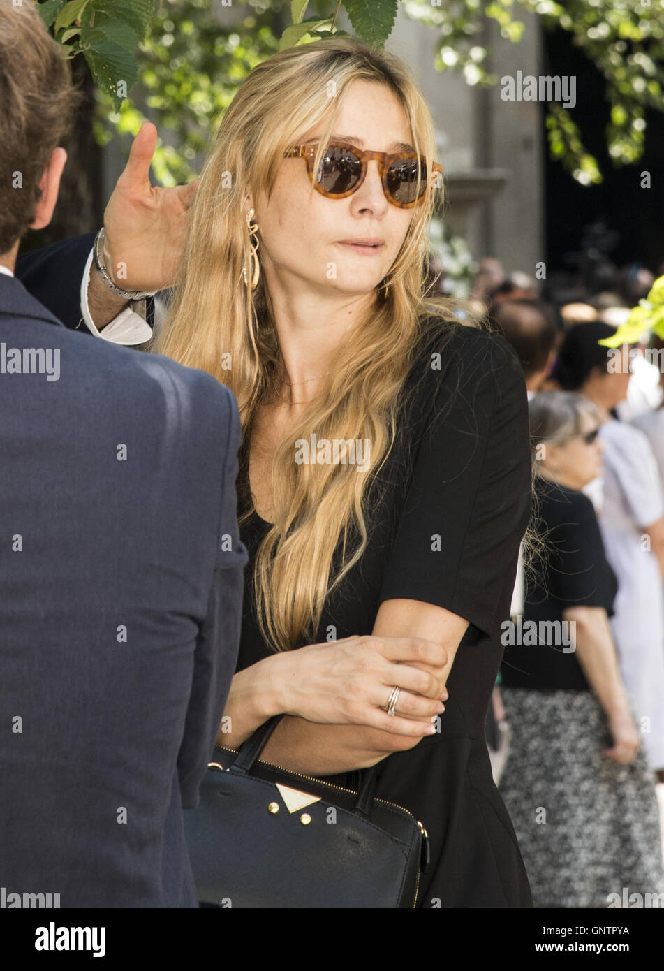 The funeral of Countess Marta Marzotto Featuring: Beatrice Borromeo ...