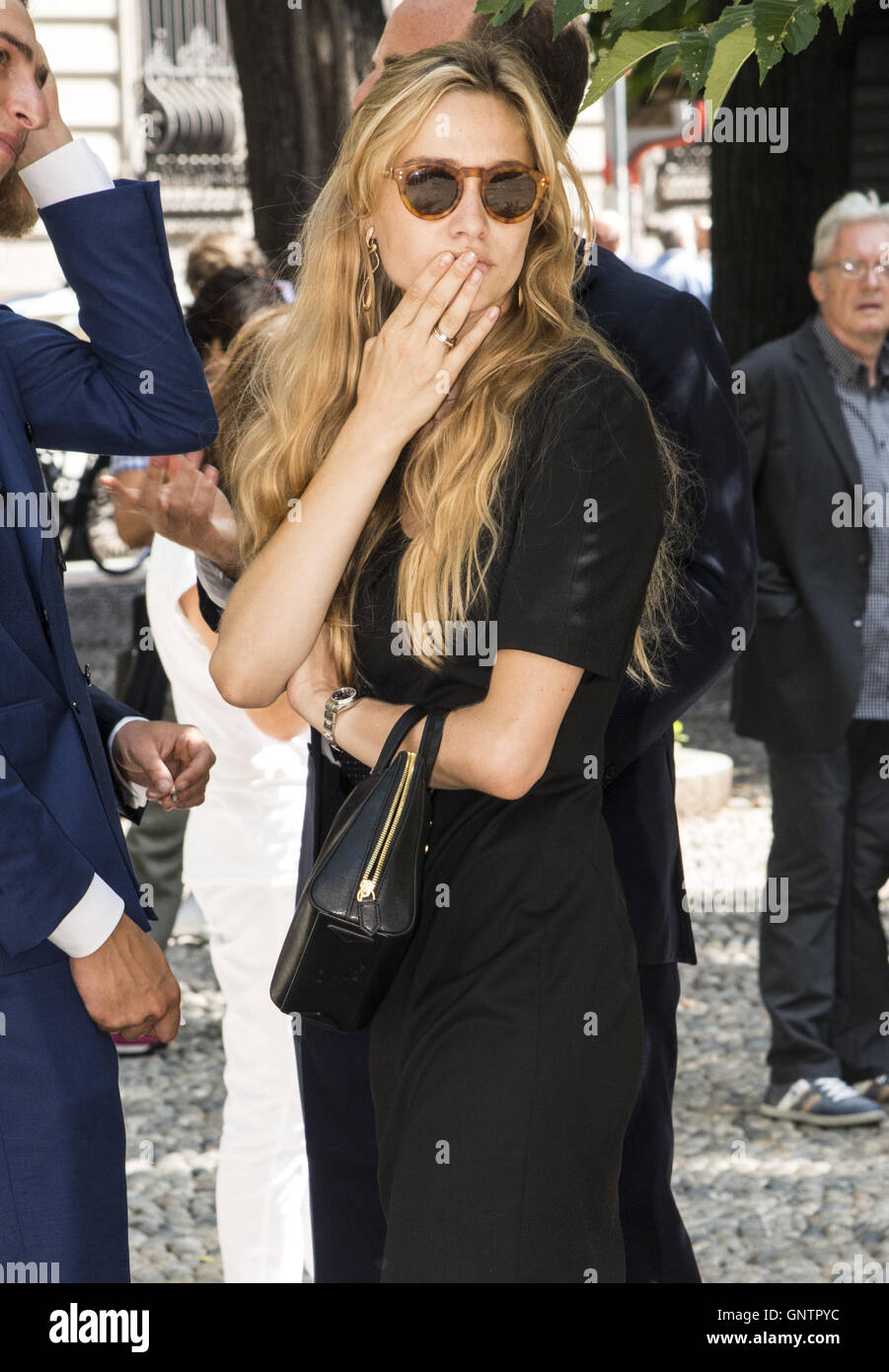 The funeral of Countess Marta Marzotto Featuring: Beatrice Borromeo ...