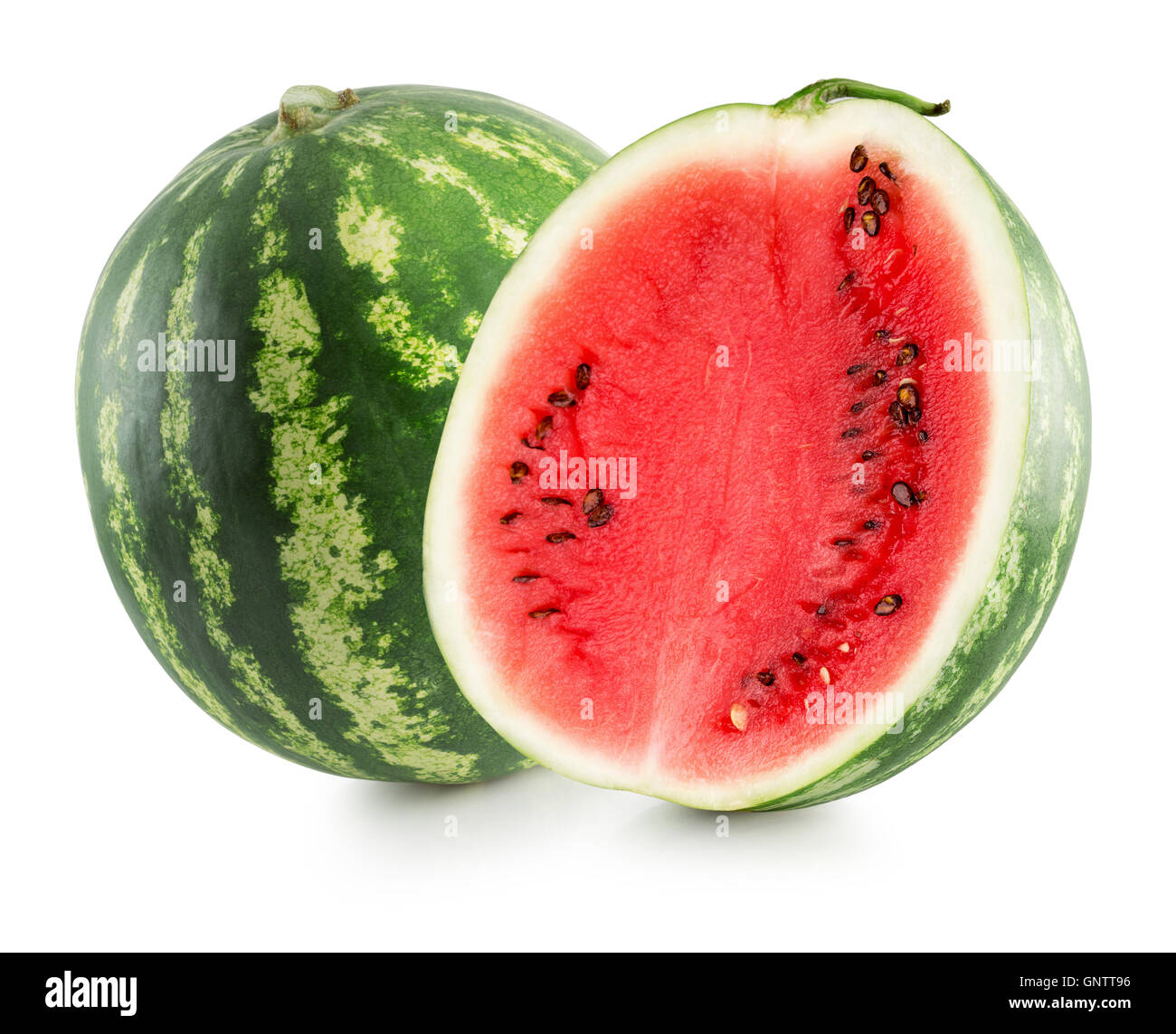 watermelons isolated on the white background Stock Photo - Alamy