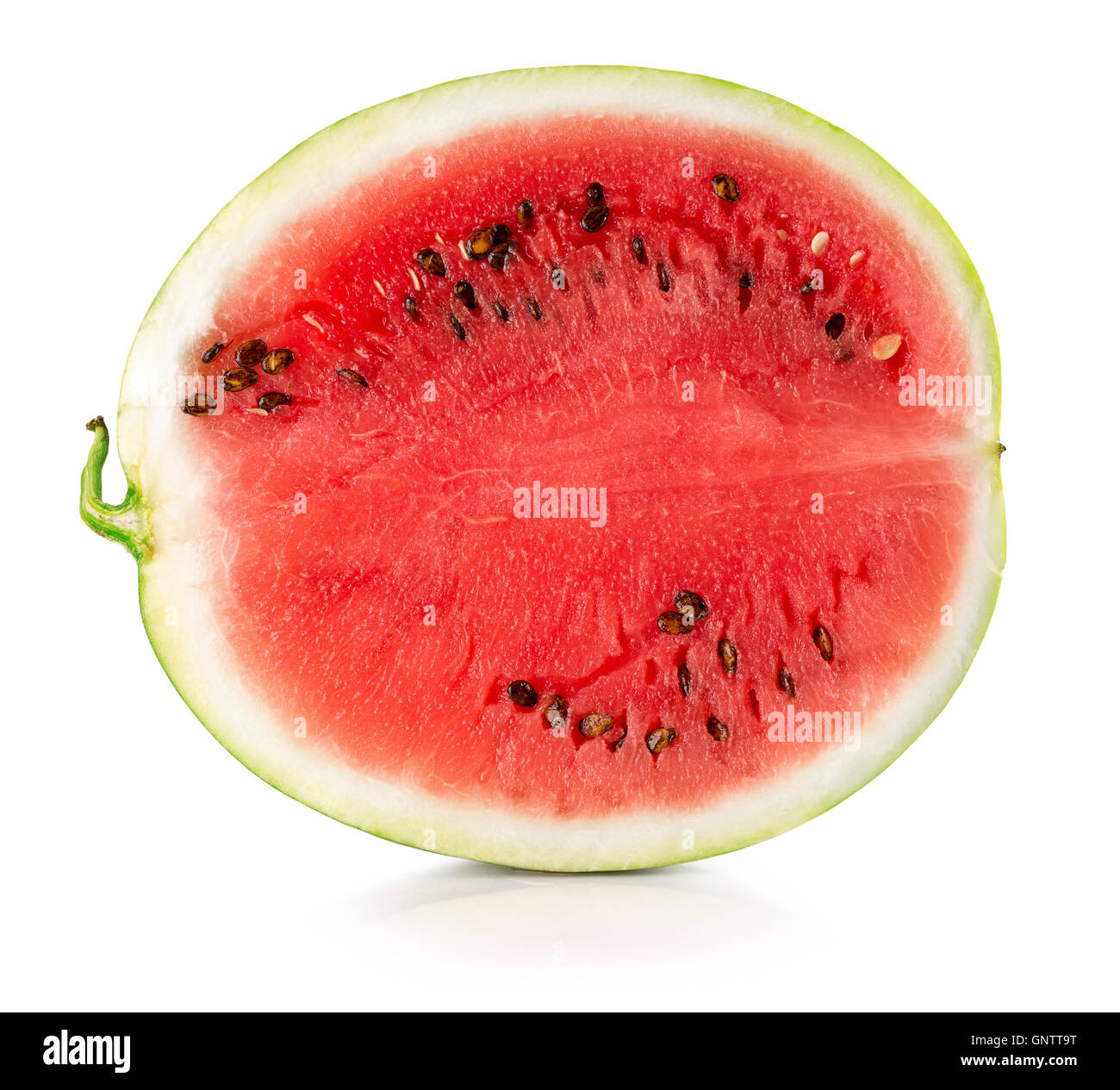 half of watermelon isolated on the white background Stock Photo - Alamy