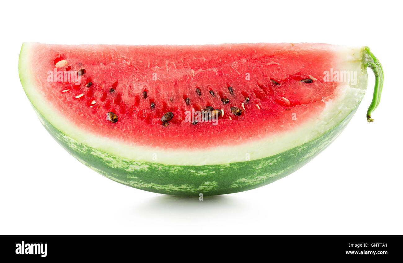 watermelon slice isolated on the white background Stock Photo - Alamy