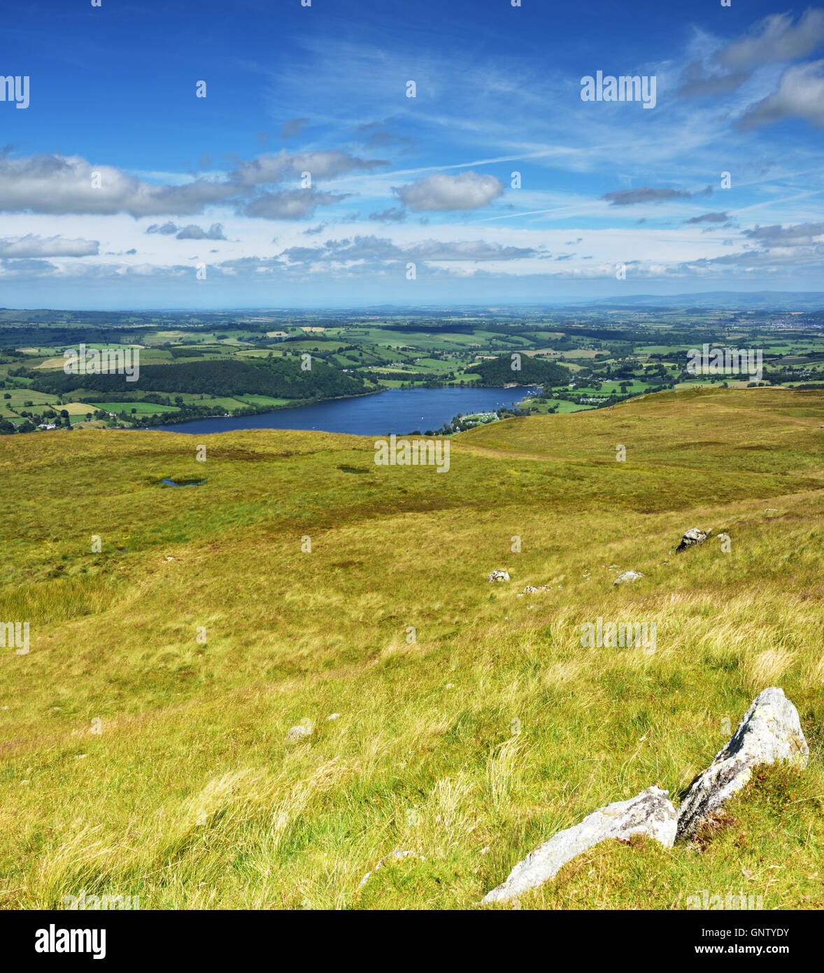 Northern Ullswater from Bonscale Pike Stock Photo - Alamy