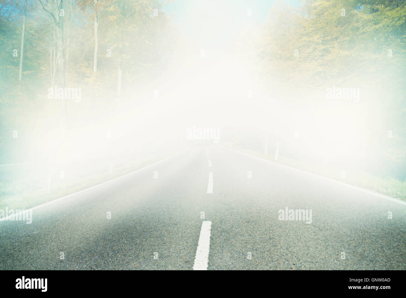Mist street hi-res stock photography and images - Alamy
