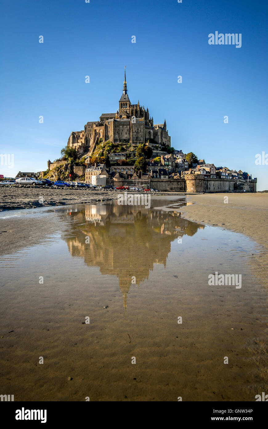 Le Mont-Saint-Michel near Avranches in Normandie France Stock Photo - Alamy