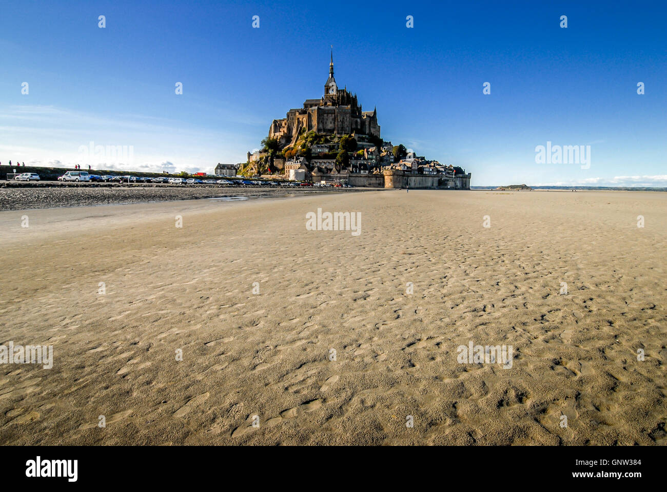 Le Mont-Saint-Michel near Avranches in Normandie France Stock Photo - Alamy
