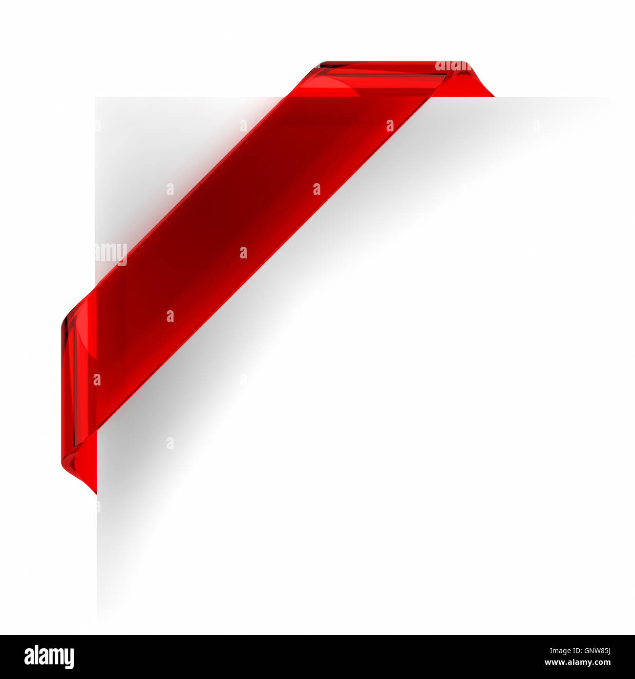 Red ribbon banner sign hi-res stock photography and images - Alamy