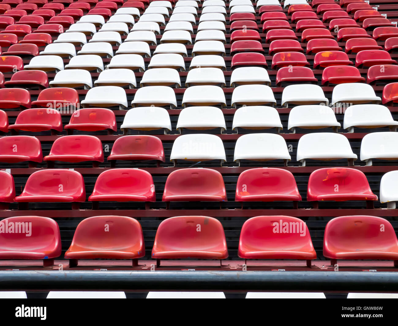 seat in football field Stock Photo - Alamy