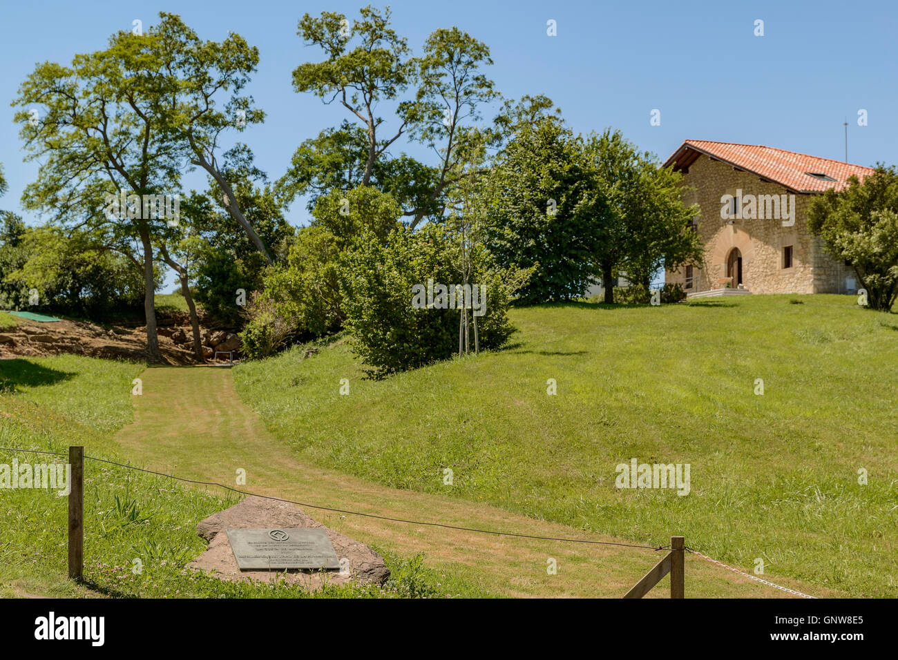 Altamira Museum in Santillana Del Mar village, Cantabria, Spain Stock ...