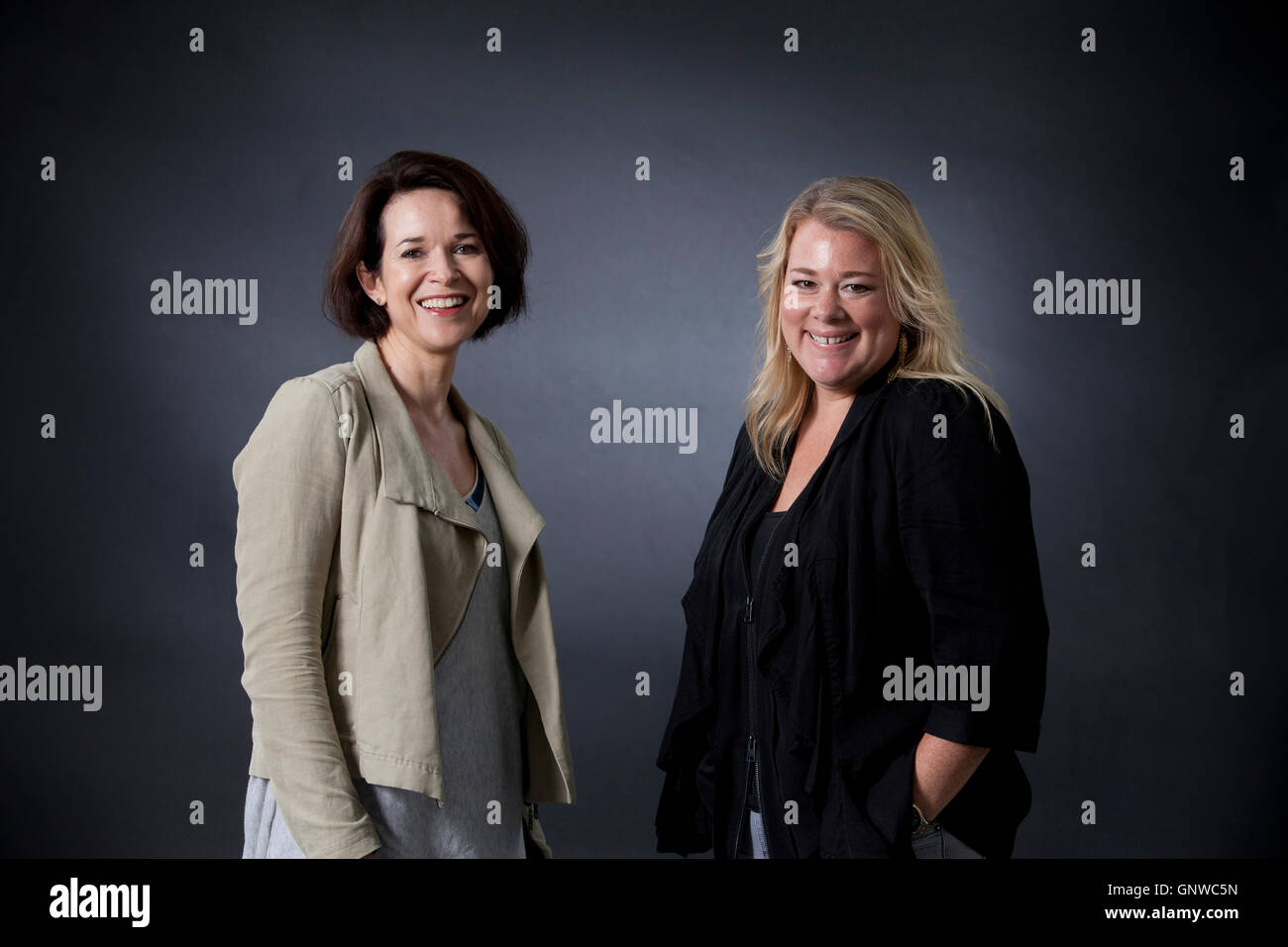 S.J. Parris (left) and Robyn Young, both writers of historical fiction ...