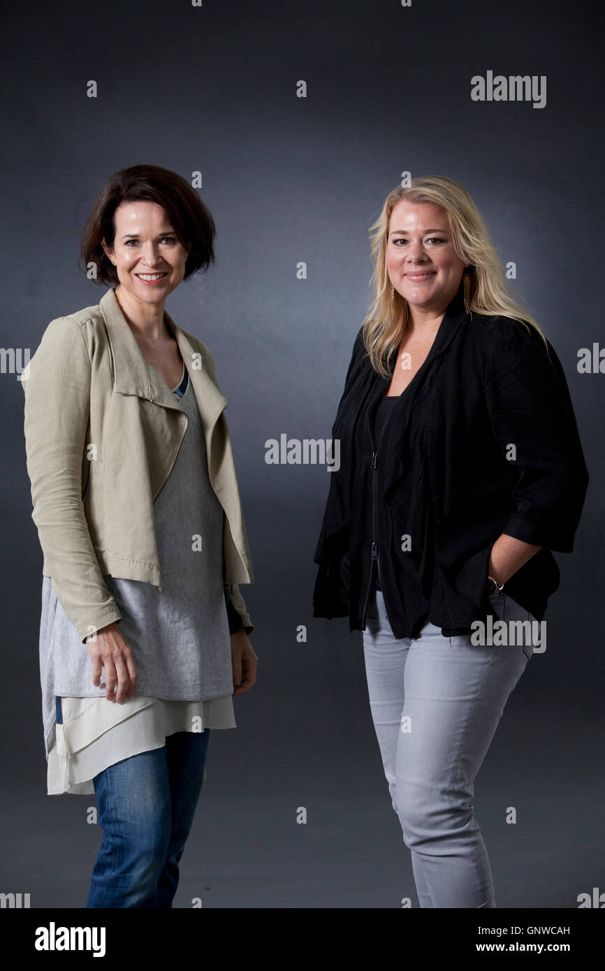 S.J. Parris (left) and Robyn Young, both writers of historical fiction ...