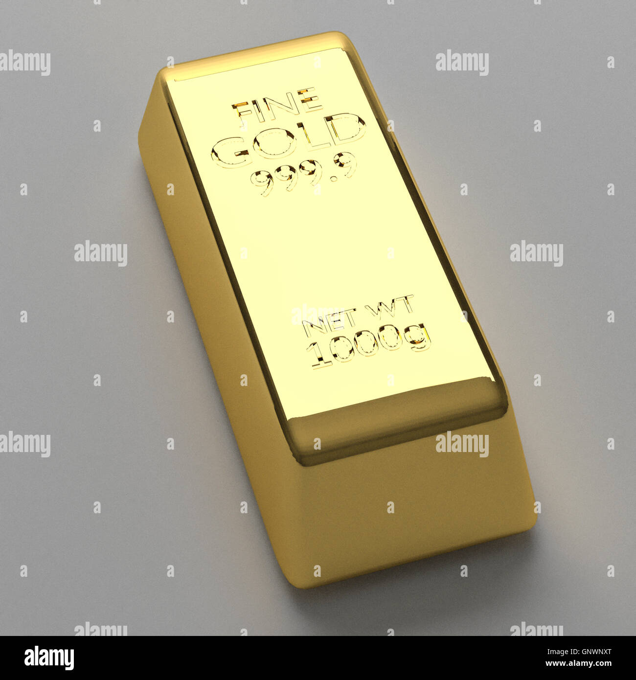 isolated gold bar Stock Photo - Alamy