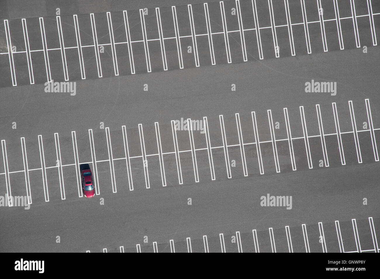 Aerial View Of Parking Lot Abstract Stock Photo - Alamy