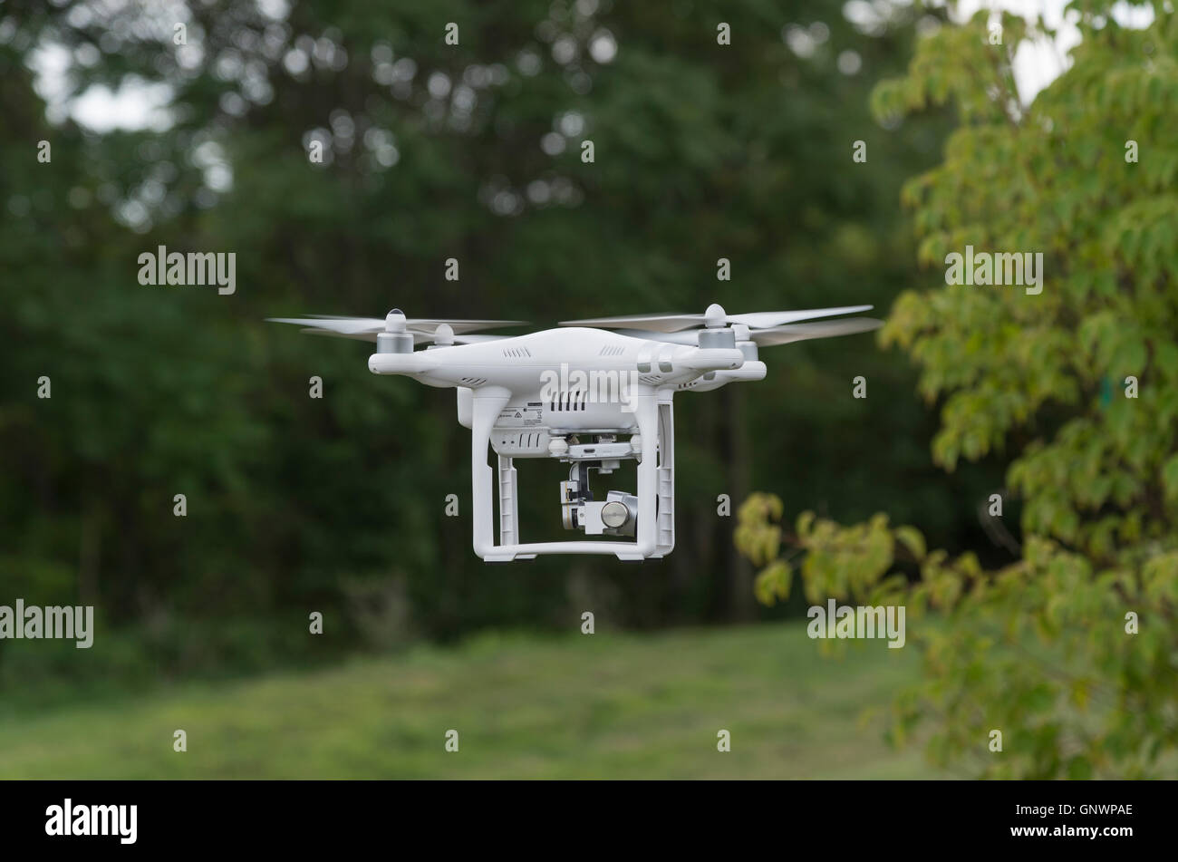 Drone In Flight Stock Photo - Alamy