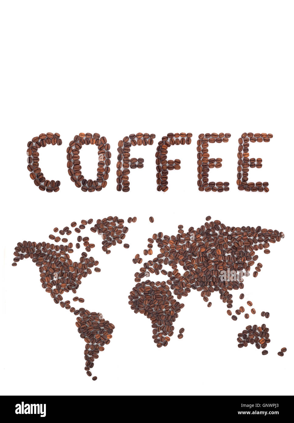 Map global grain Cut Out Stock Images & Pictures - Alamy