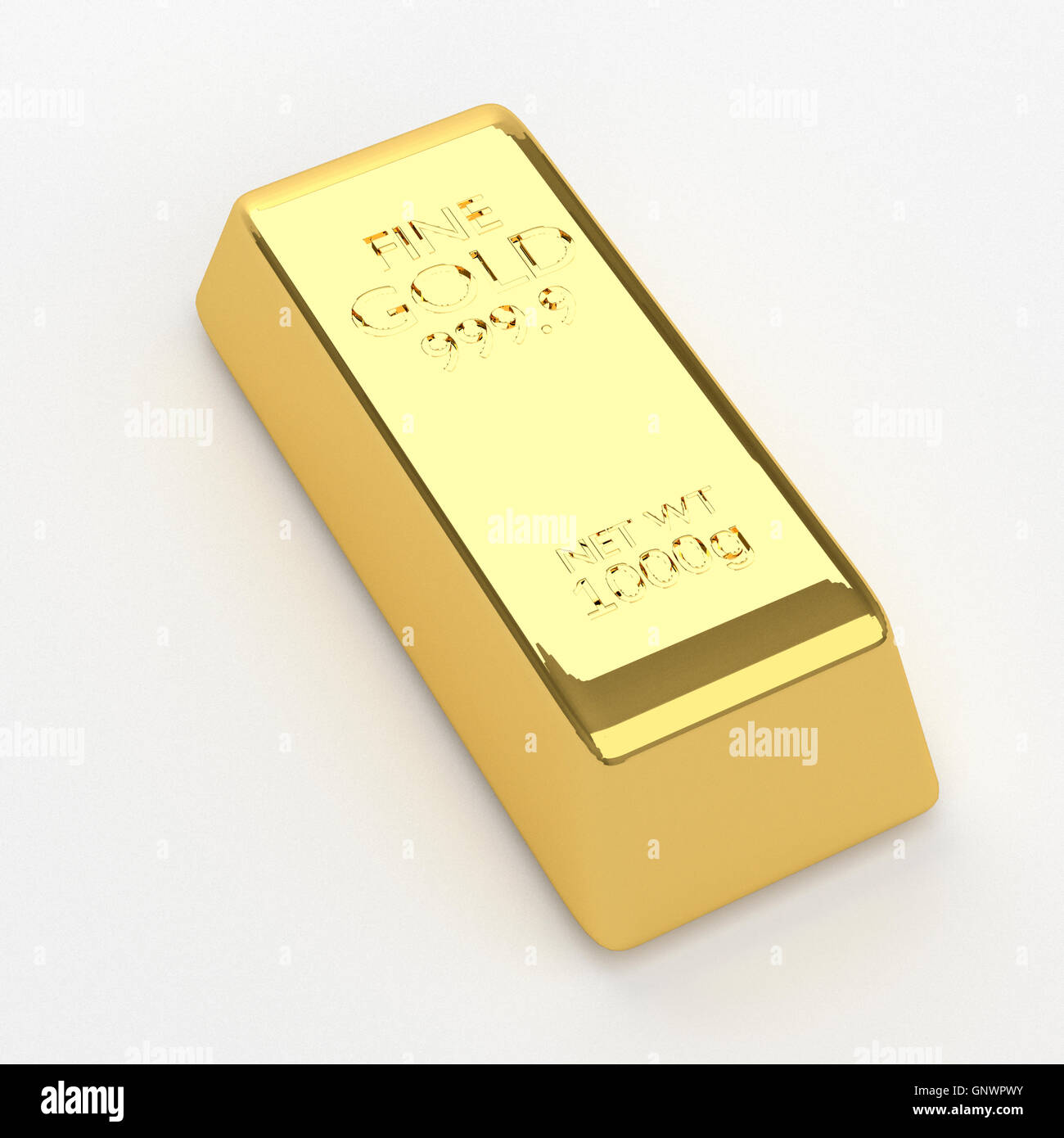 isolated gold bar Stock Photo - Alamy