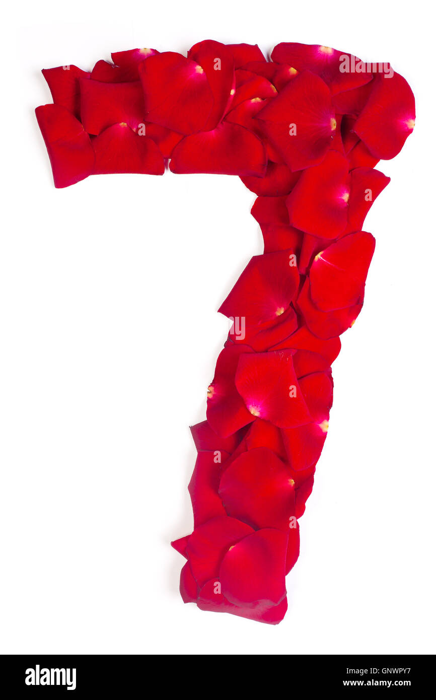 Number 7 Cut Out Stock Images & Pictures - Alamy