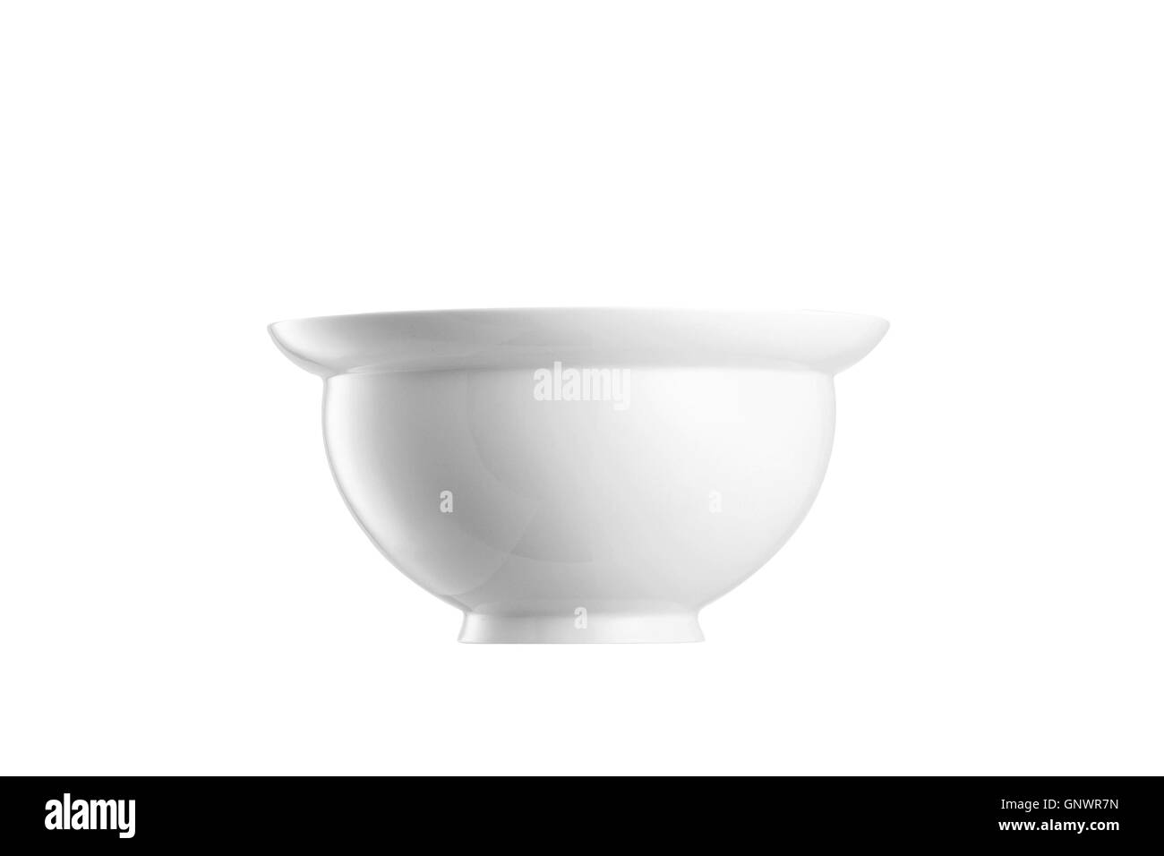 White bowl isolated Stock Photo - Alamy