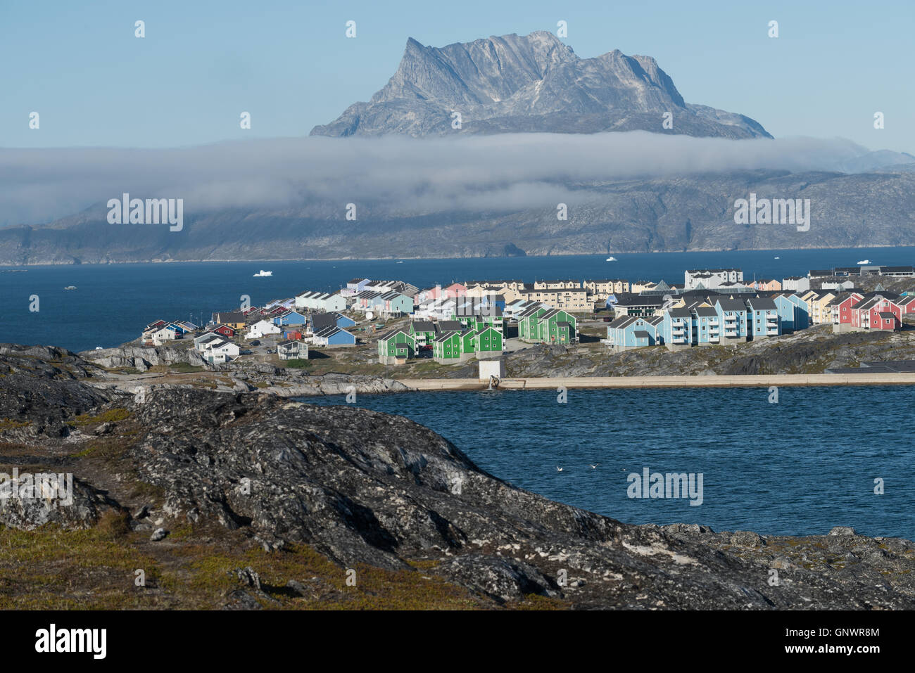 Nuuk, the charming and pleasant capital of Greenland Stock Photo - Alamy