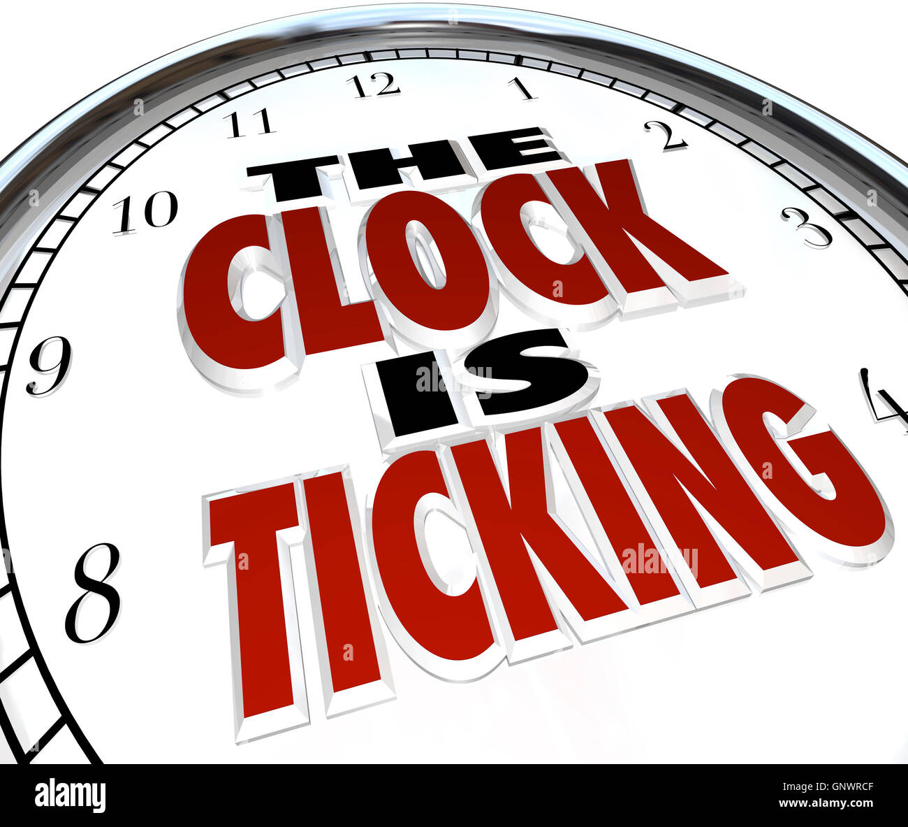 Clock is Ticking Words Deadline Approaching Stock Photo - Alamy Clock is Ticking Words Deadline Approaching Stock Photo - Alamy